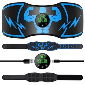 EMS Abdominal Belt / Calorie Burned Display 2024 Enhanced Edition, Gel ...